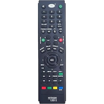 Buy Mitashi Led/Lcd tv remote controller Online at Low Prices in India ...
