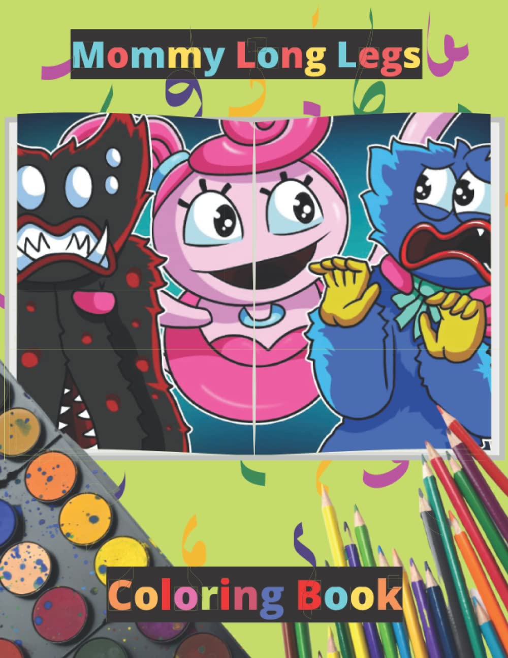 Mommy Long Legs Poppy Playtime Chapter 2 Coloring Book 30 | Desertcart ...