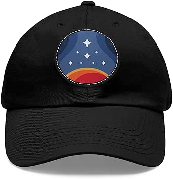 Starfield Constellation Hat (Dad Hat with Leather Patch) at Amazon Men ...