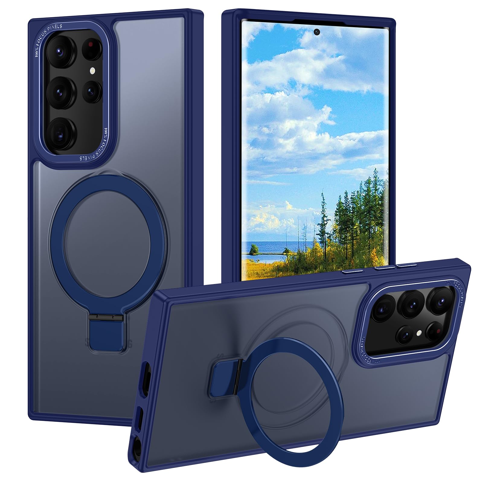 Amazon.com: Casehas for Samsung Galaxy S22 Ultra Case,with Magnetic ...