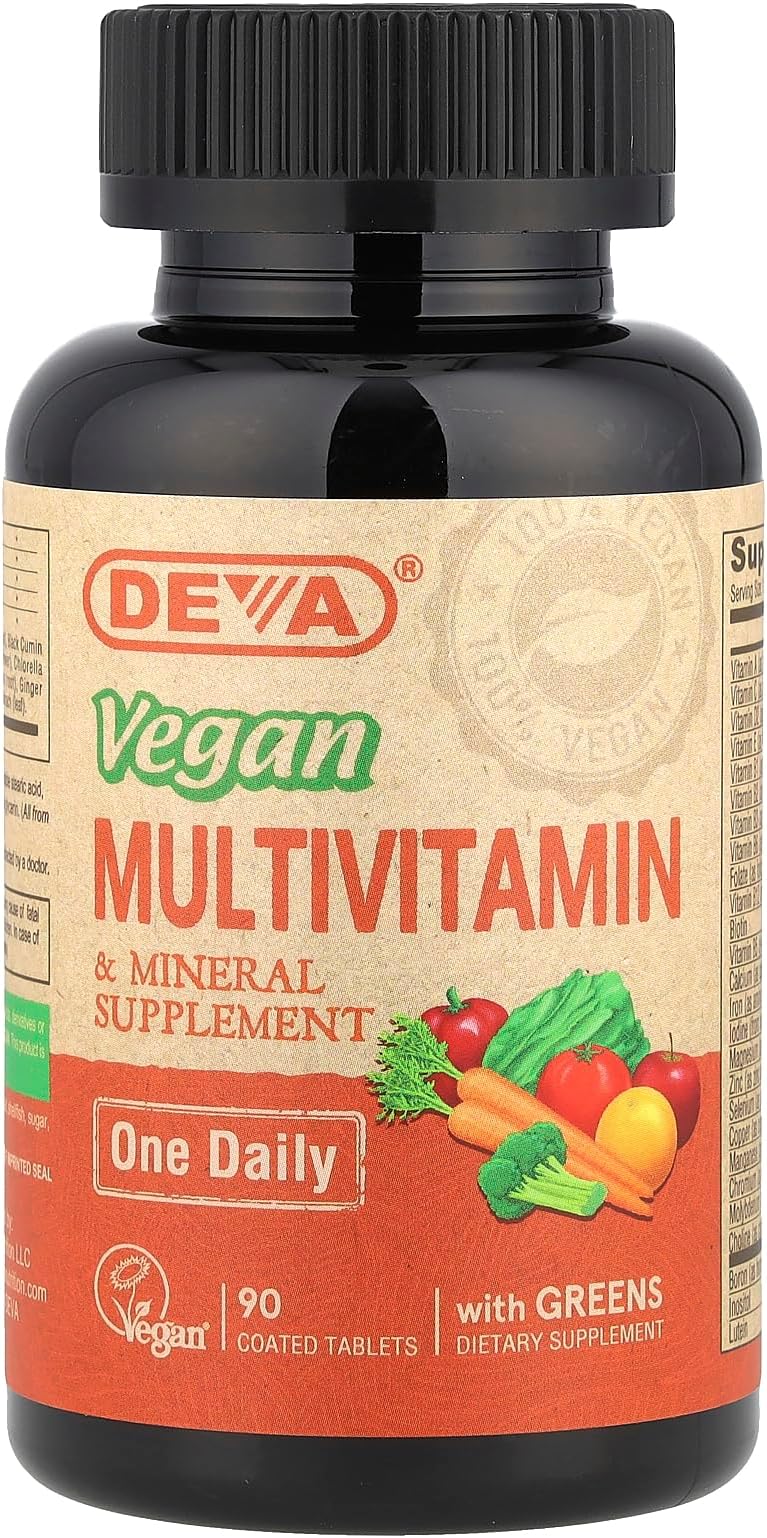 Amazon.com: Deva Vegan Multivitamin and Mineral Supplement - Once-Per ...