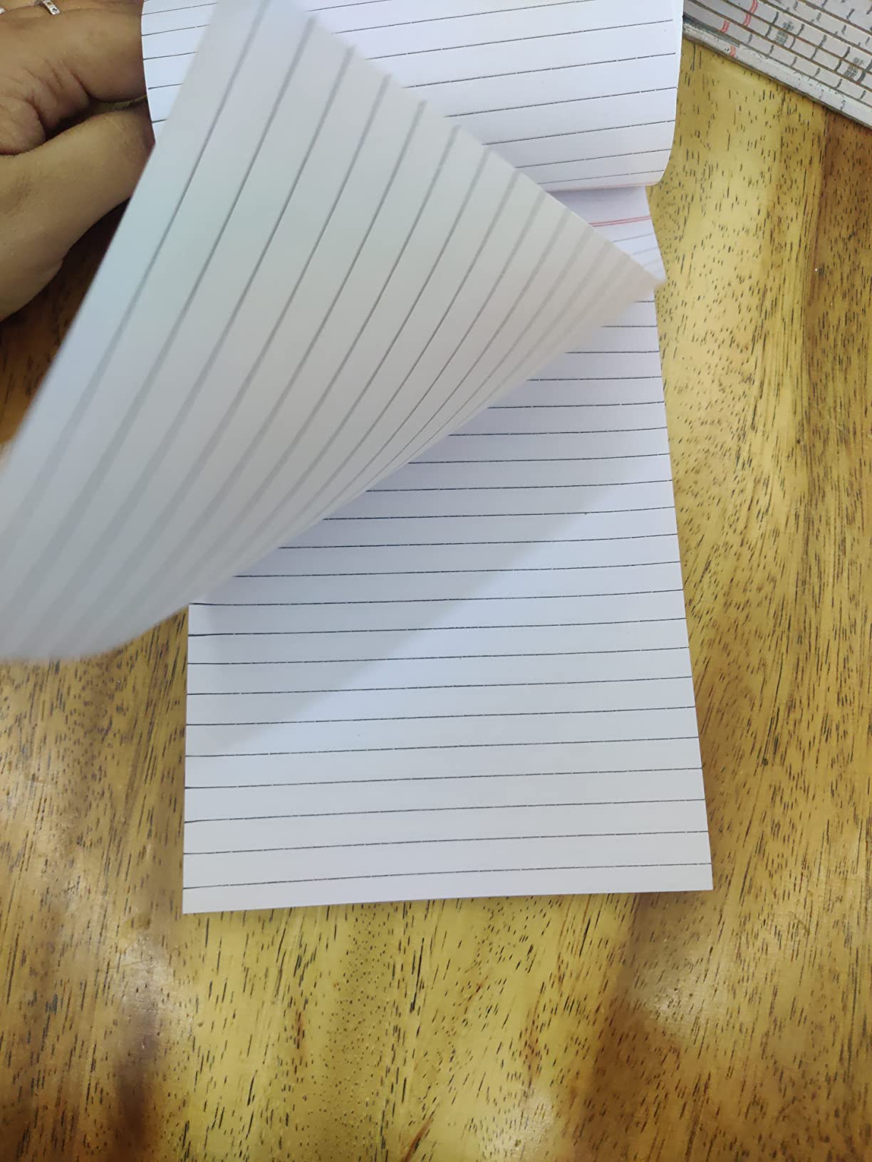 Sancast Writing Notepad,Single Line Ruled,Soft Front & Hard Back,50 ...