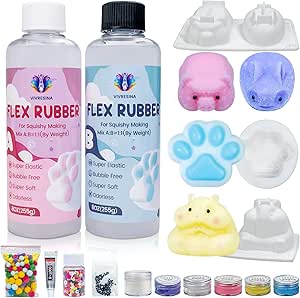 Vivresina Taba Squishy Kit 16 OZ Liquid Silicone for Squishy Making Kit ...