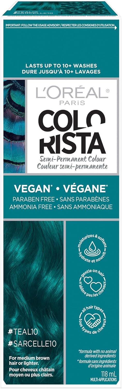 L'Oréal Paris Colorista Semi Permanent Hair Color for Medium Hair or ...