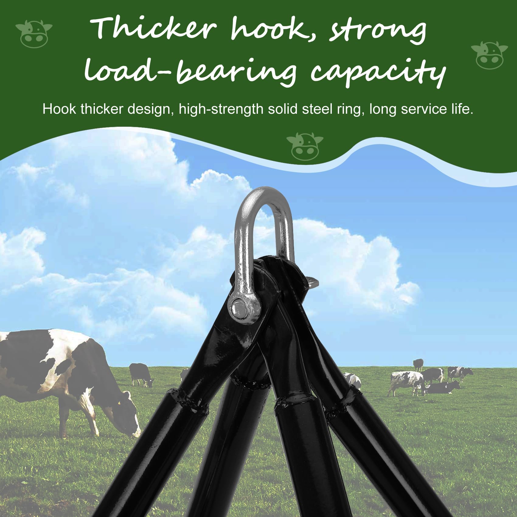 Snapklik.com : Cow Hip Lift, 2204LB Cattle Hip Lift, Steel Stand Up ...