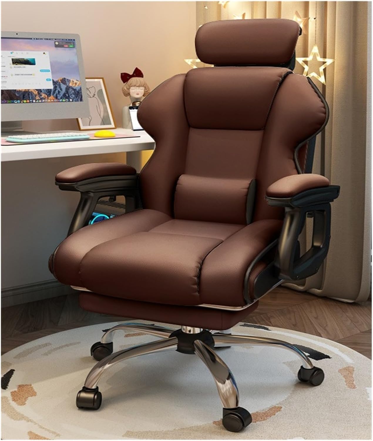 Amazon.com: Computer Chair, Home Office Desk Chairs, Swivel Chair ...