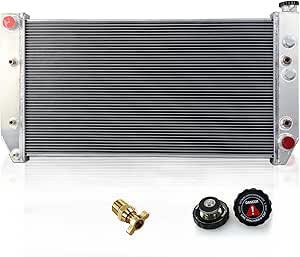Amazon.com: Tepilauda Full Aluminum Radiator for 1982-1991 CHEVY C10 ...