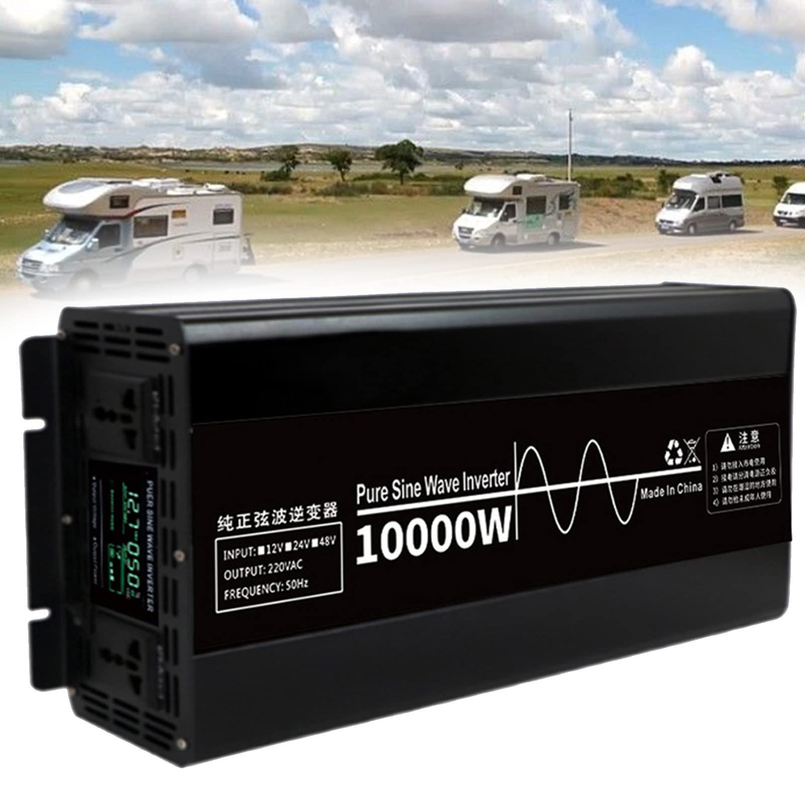 Amazon.com: CHUNTIANMEI Pure Sine Wave Power Inverter 10000 Watt ...