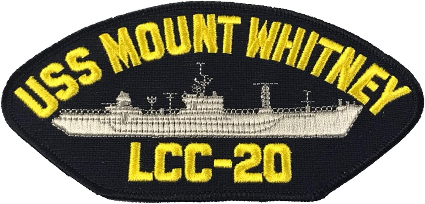 Amazon.com: USS Mount Whitney LCC-20 Ship Patch - Great Color - Veteran ...