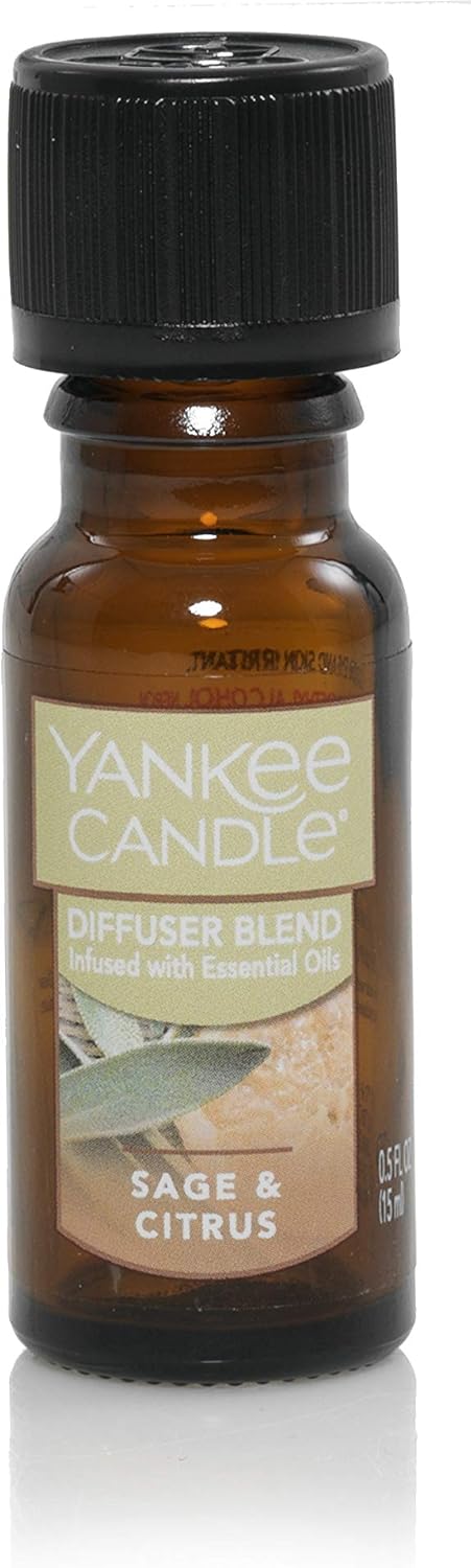 Amazon.com: Yankee Candle Home Fragrance Oil | Sage & Citrus Scent ...