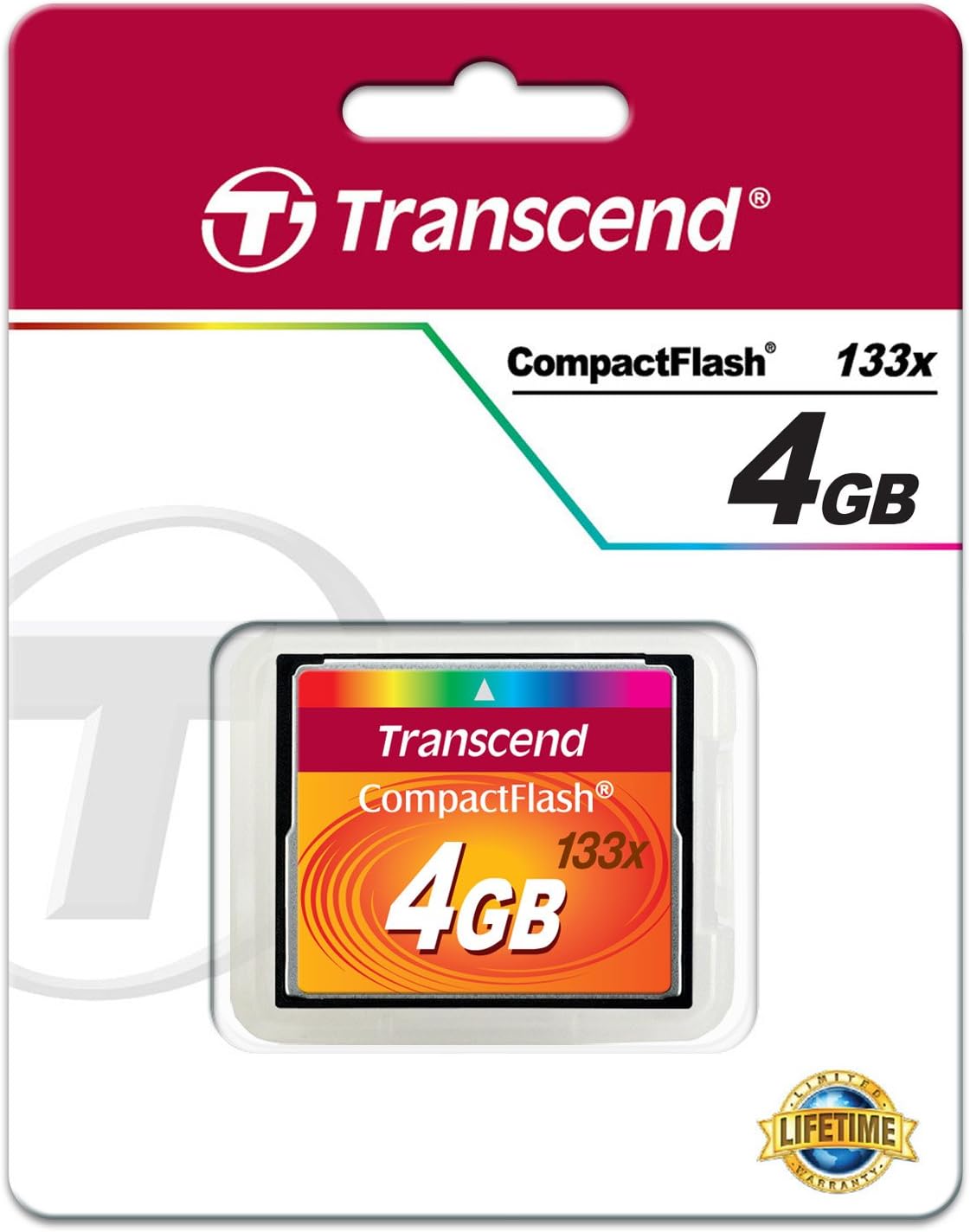 Transcend 4GB 133x Ultra Speed Compact Flash Card (TS4GCF133) - Buy Transcend 4GB 133x Ultra ...