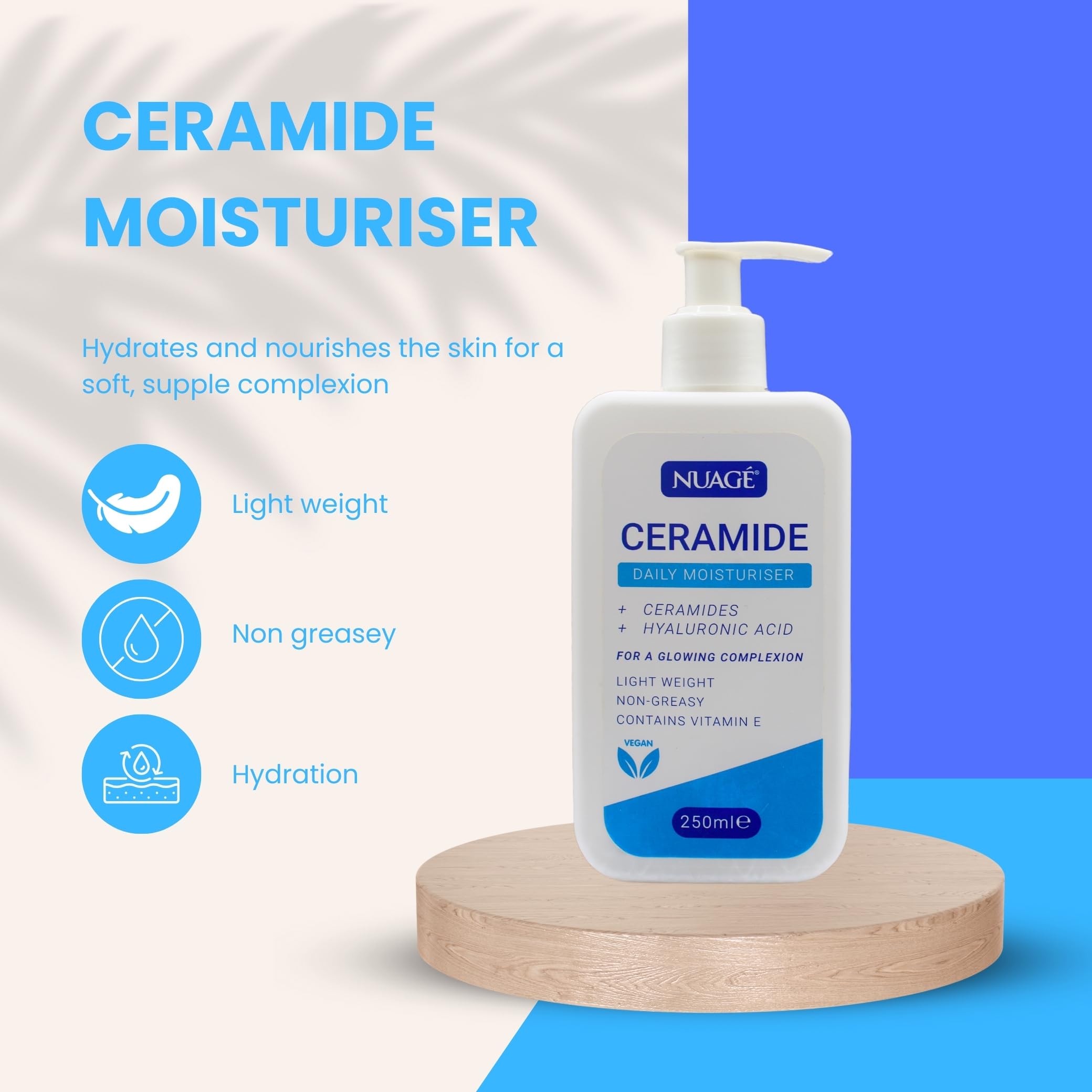 Ceramide moisturiser and Ceramide hydrating cleanser gel bundle 2 x ...