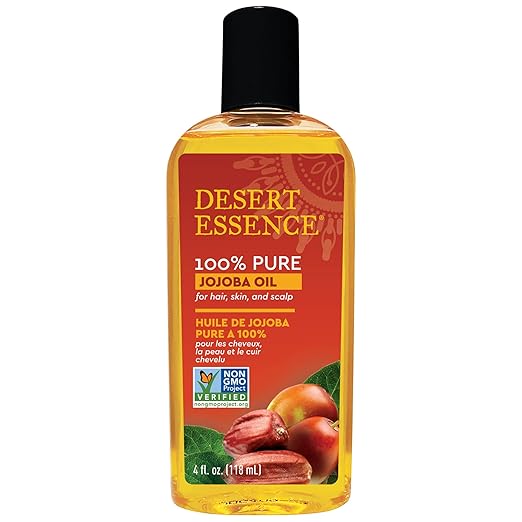 Amazon.com : Desert Essence 100% Pure Jojoba Oil - 4 oz - Moisturizes ...