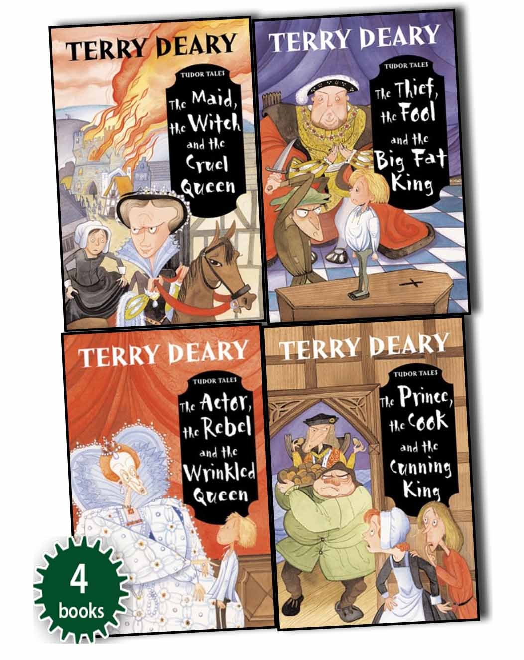 Terry Deary Tudor Tales 4 Books Collection Pack Set Rrp | Desertcart ...