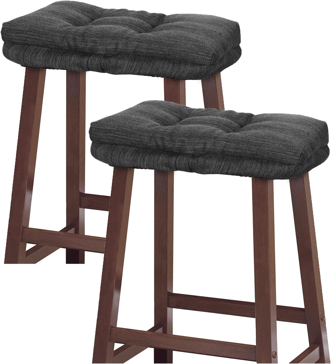 Amazon.com: baibu Set of 2 Stool Cushion Rectangular, Super Soft Bar ...