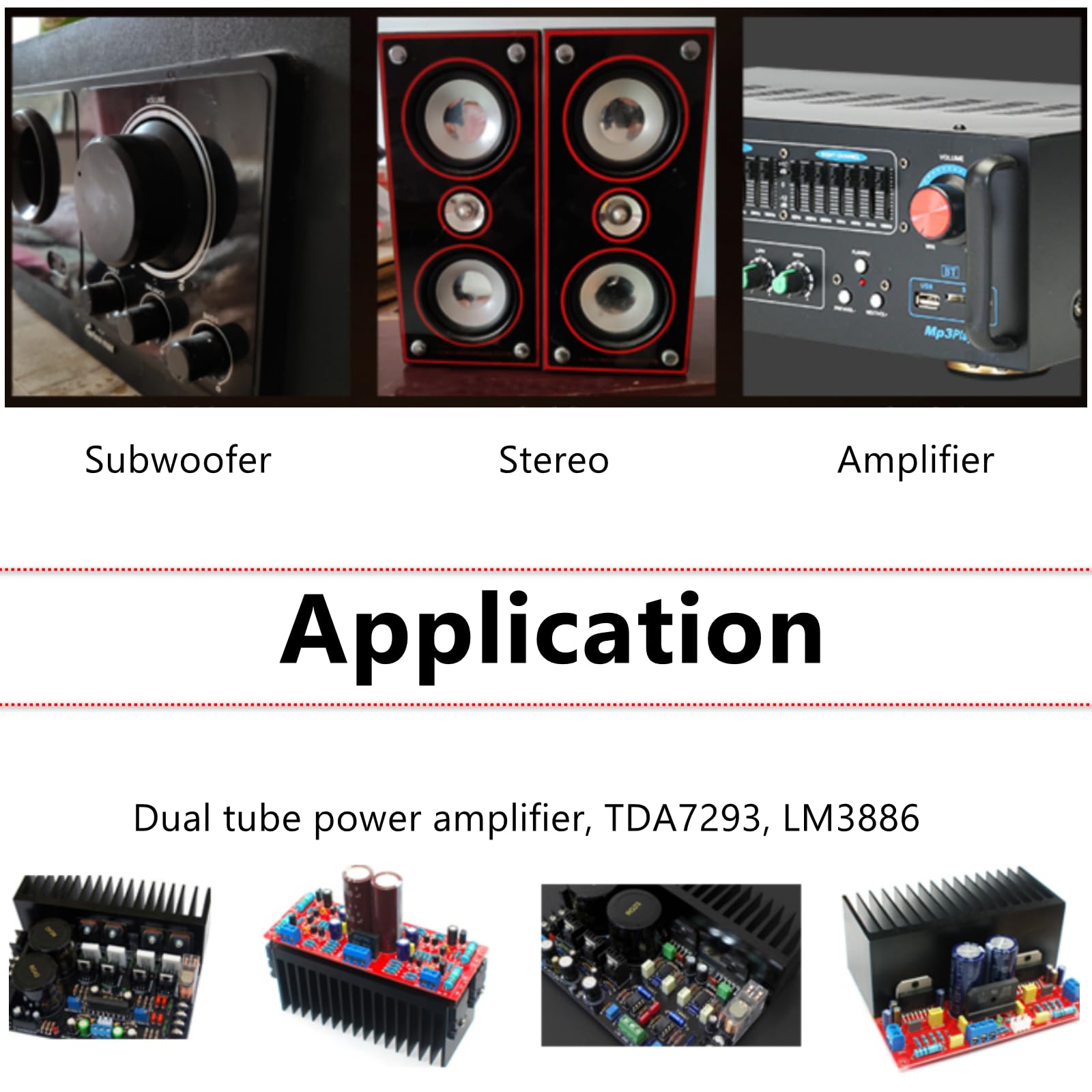 Snapklik.com : 200W Toroidal Power Transformer, AC 110V To Dual AC 28V ...