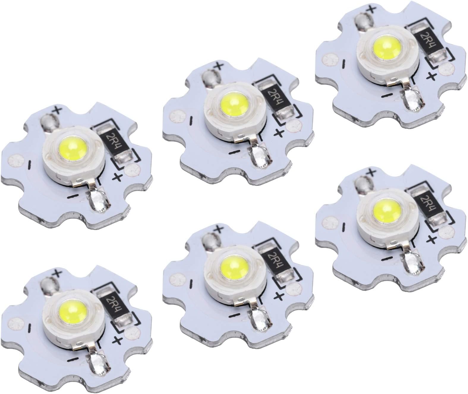 Amazon.com: ZCZQC LED Chip 4PCS 110V 3W White High Power COB Lamp Beads ...