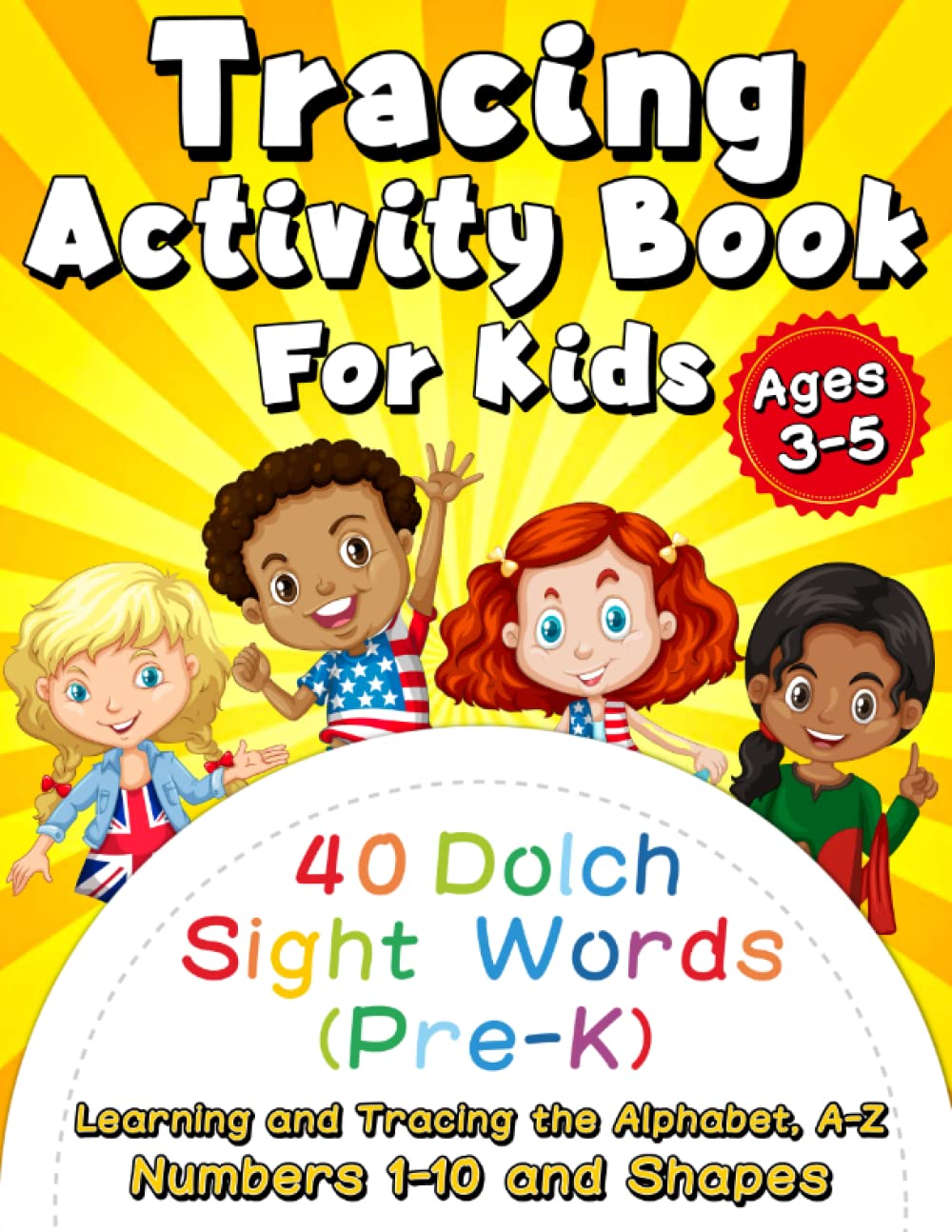 Amazon.com: Tracing Activity Book for Kids (Tracing Letters for Kids ...