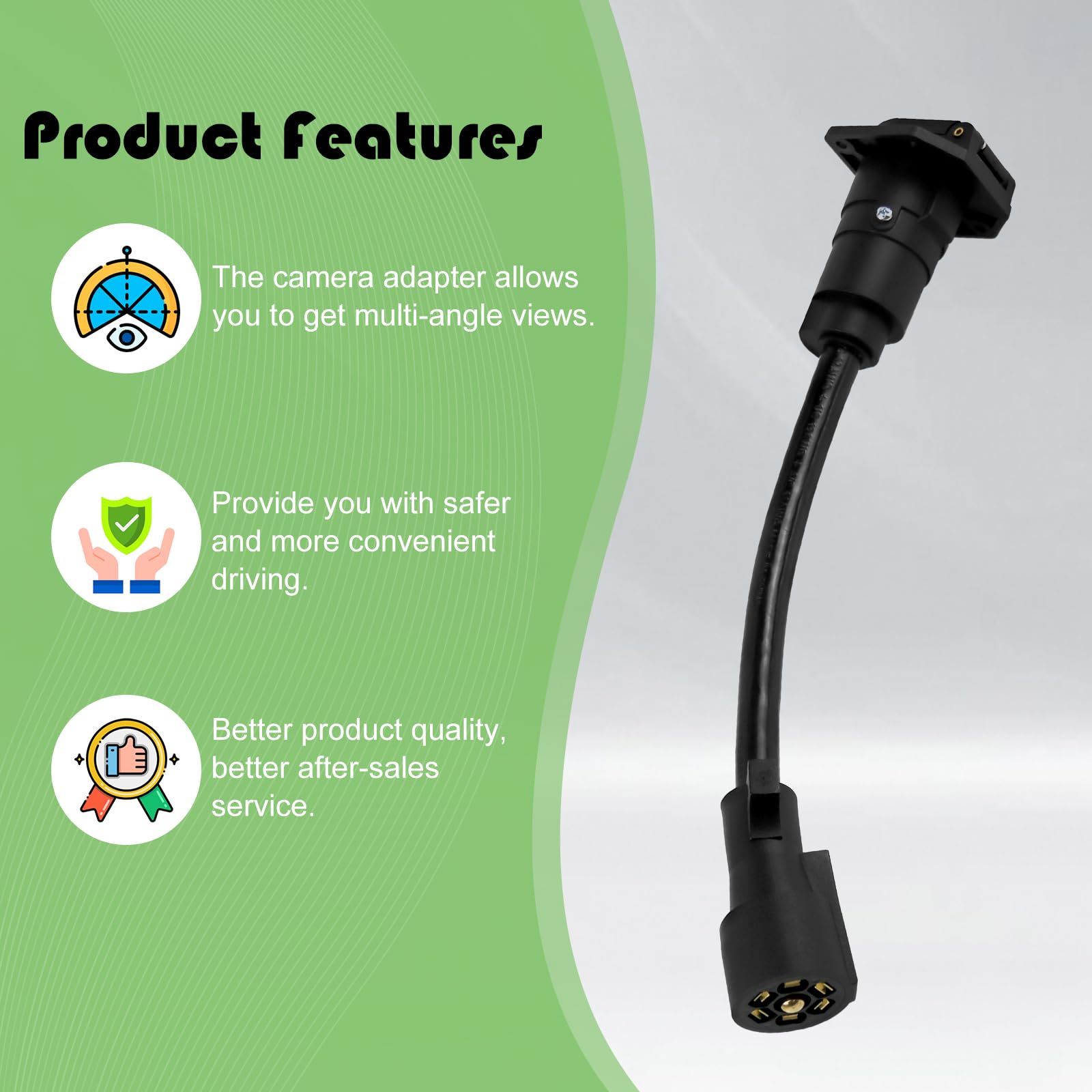 Rv Camera Furrion 7-Way Vehicle Power Adapter With Power Switch For ...