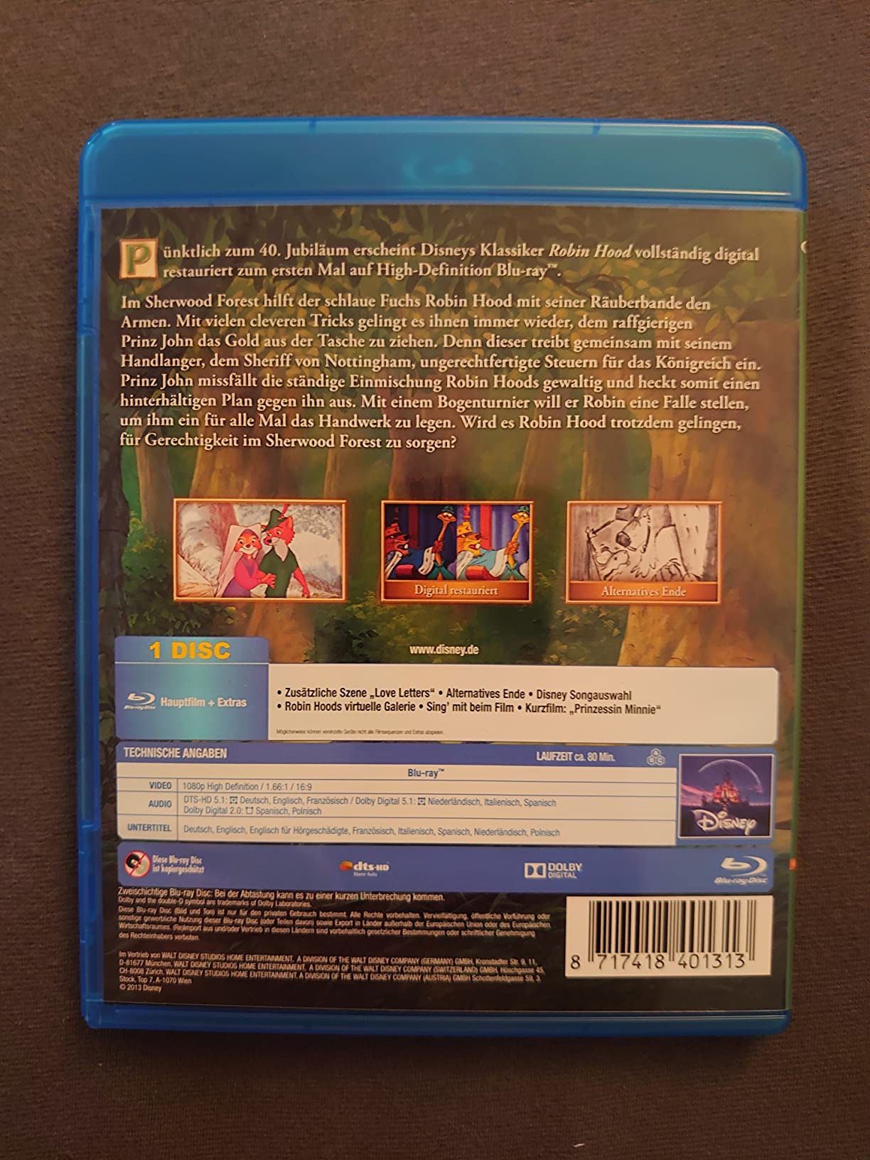 Robin Hood (Disney Classics): Amazon.de: DVD & Blu-ray