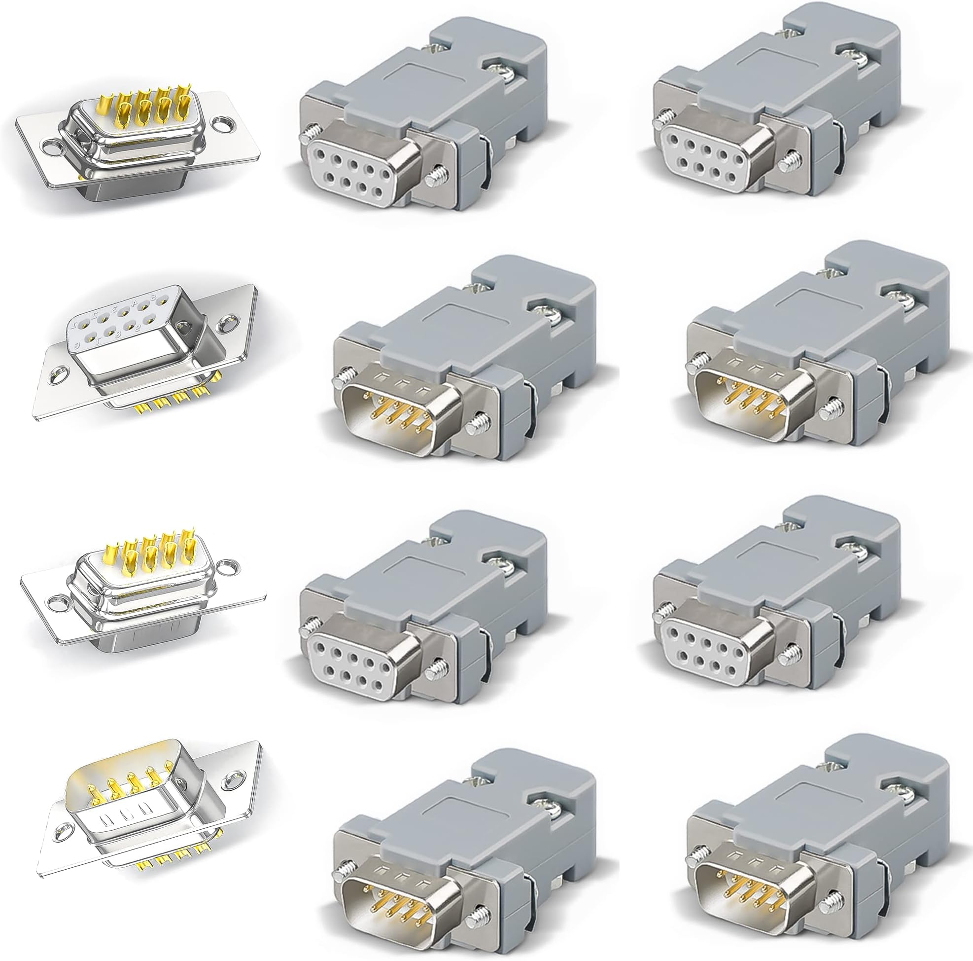 Amazon.com: DB9 D-SUB RS232 Adapter 9 Pin Signals Terminal Breakout ...