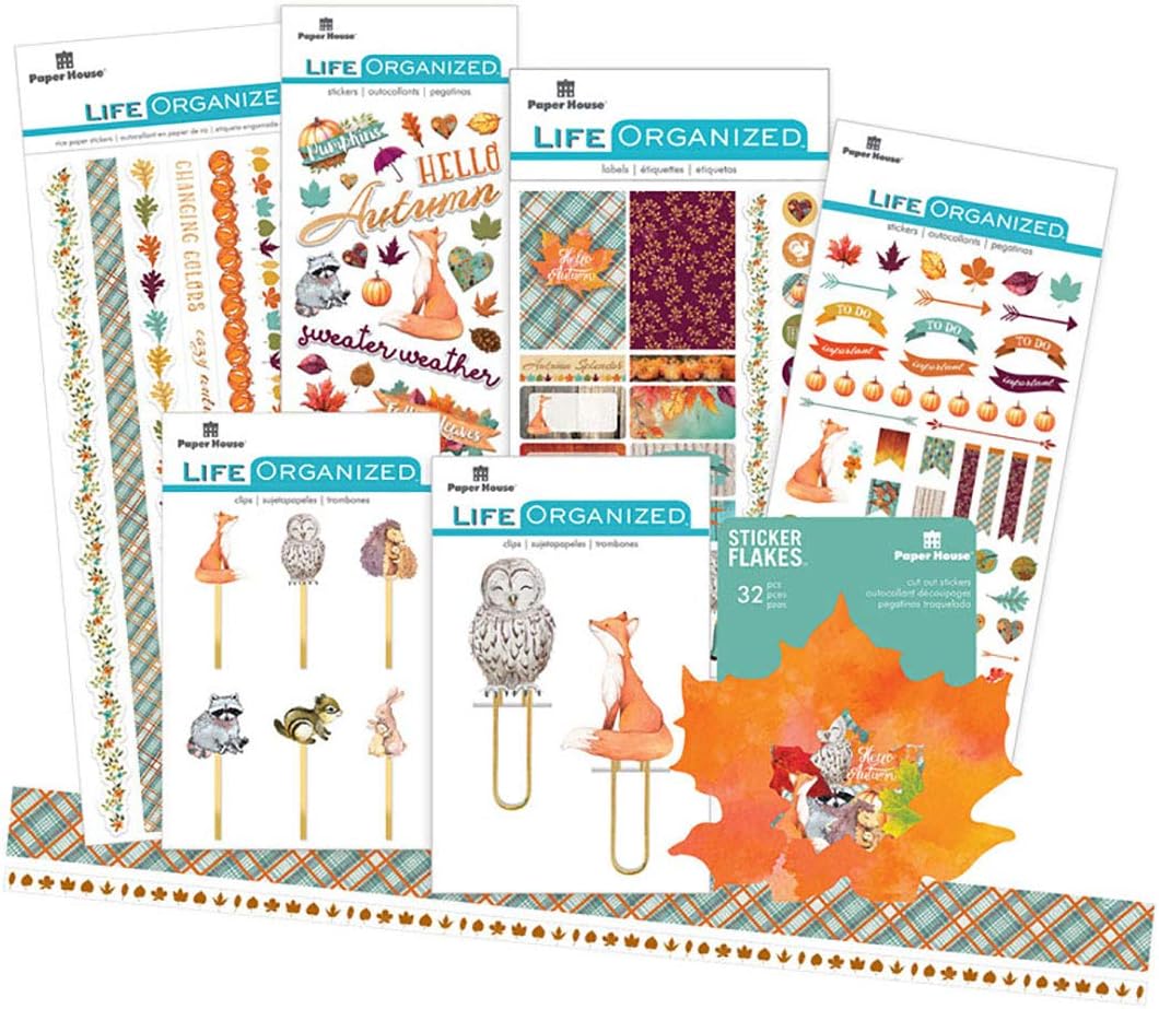 Amazon.com: Paper House Productions SET-0005E Autumn Accessory Bundle ...