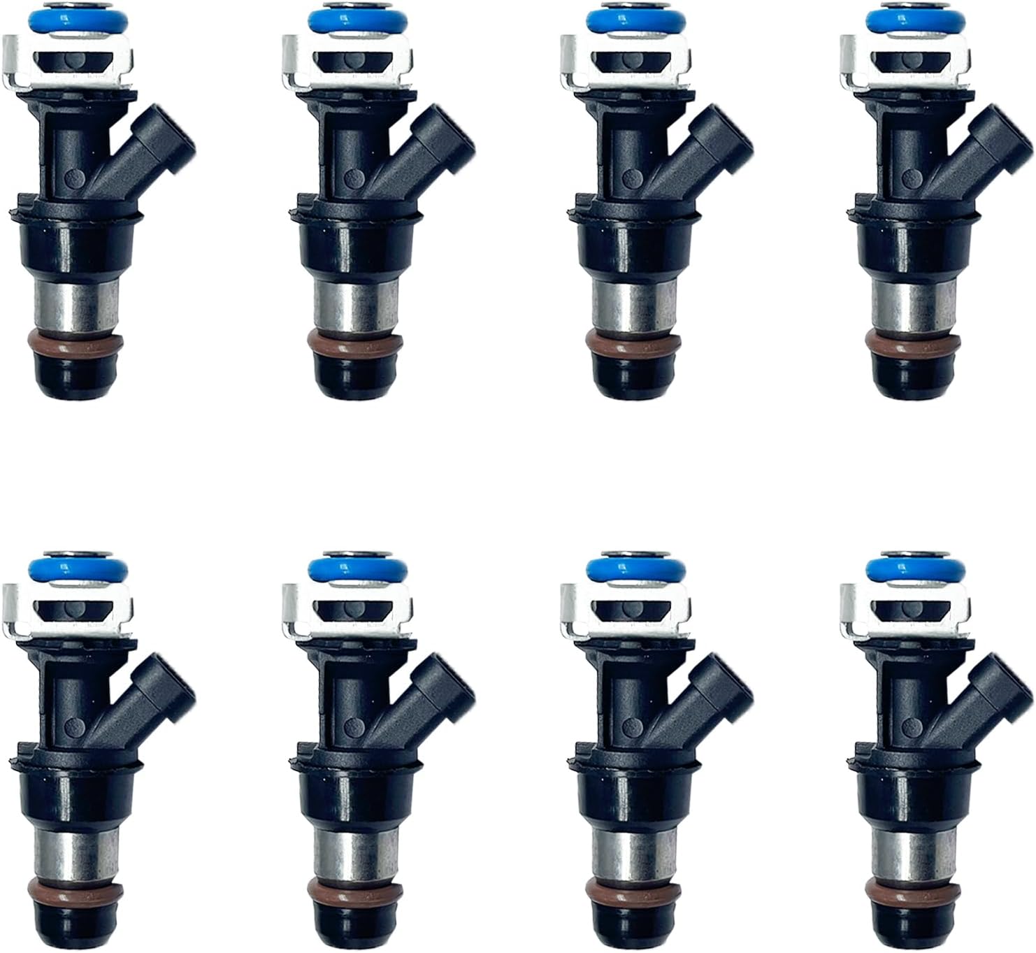 Amazon.com: Fuel Injectors 8pcs 4 Holes Injector Compatible with Chevy ...