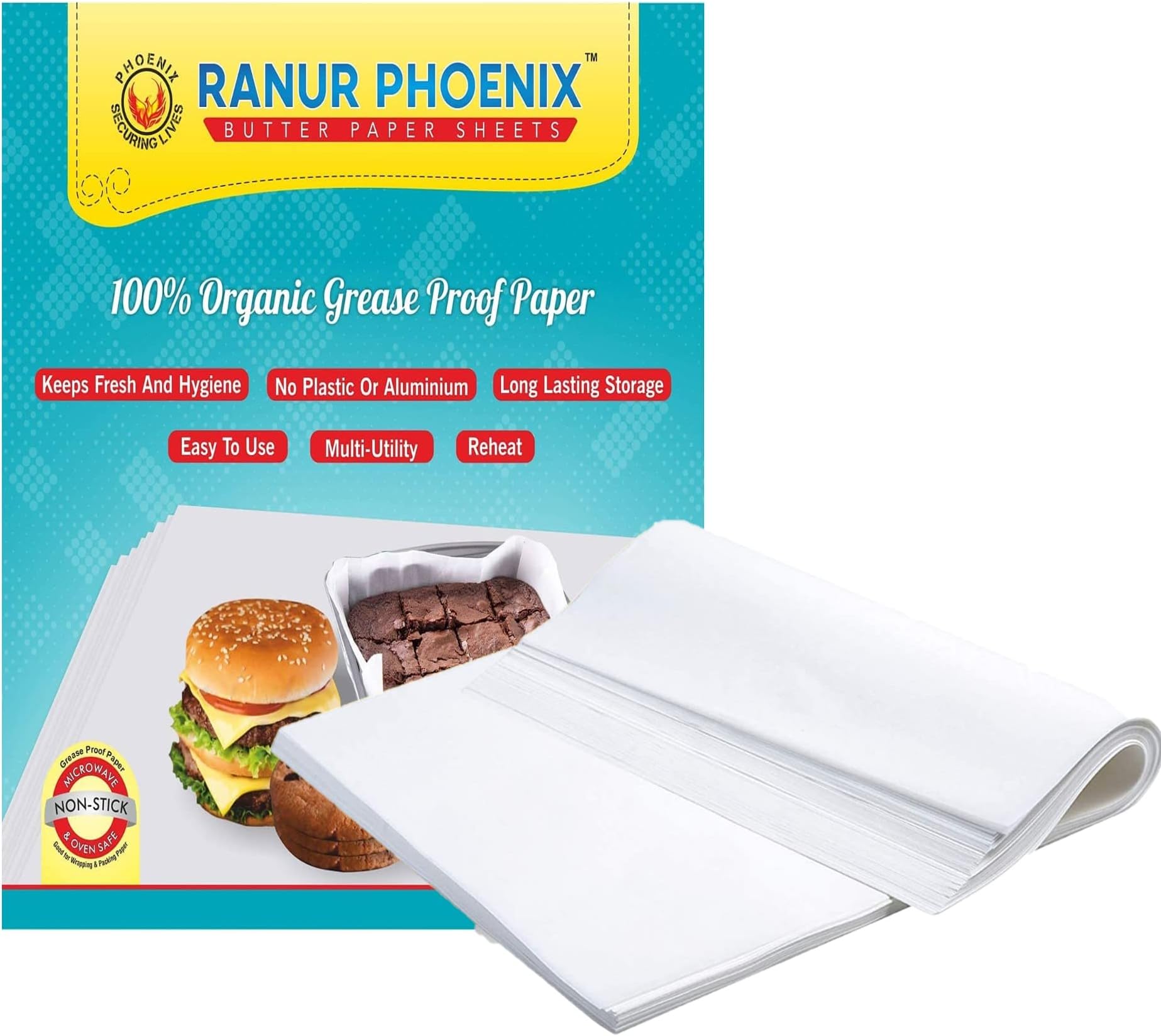Buy Food Grade Butter Paper - 20 Meters X 12 inch | Roti Wrap | Online ...