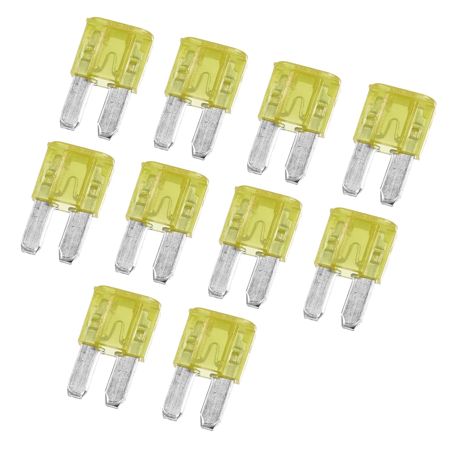 X AUTOHAUX 10pcs 20A 20Amp Car Mini Blade Fuses for Marine RV Camper ...
