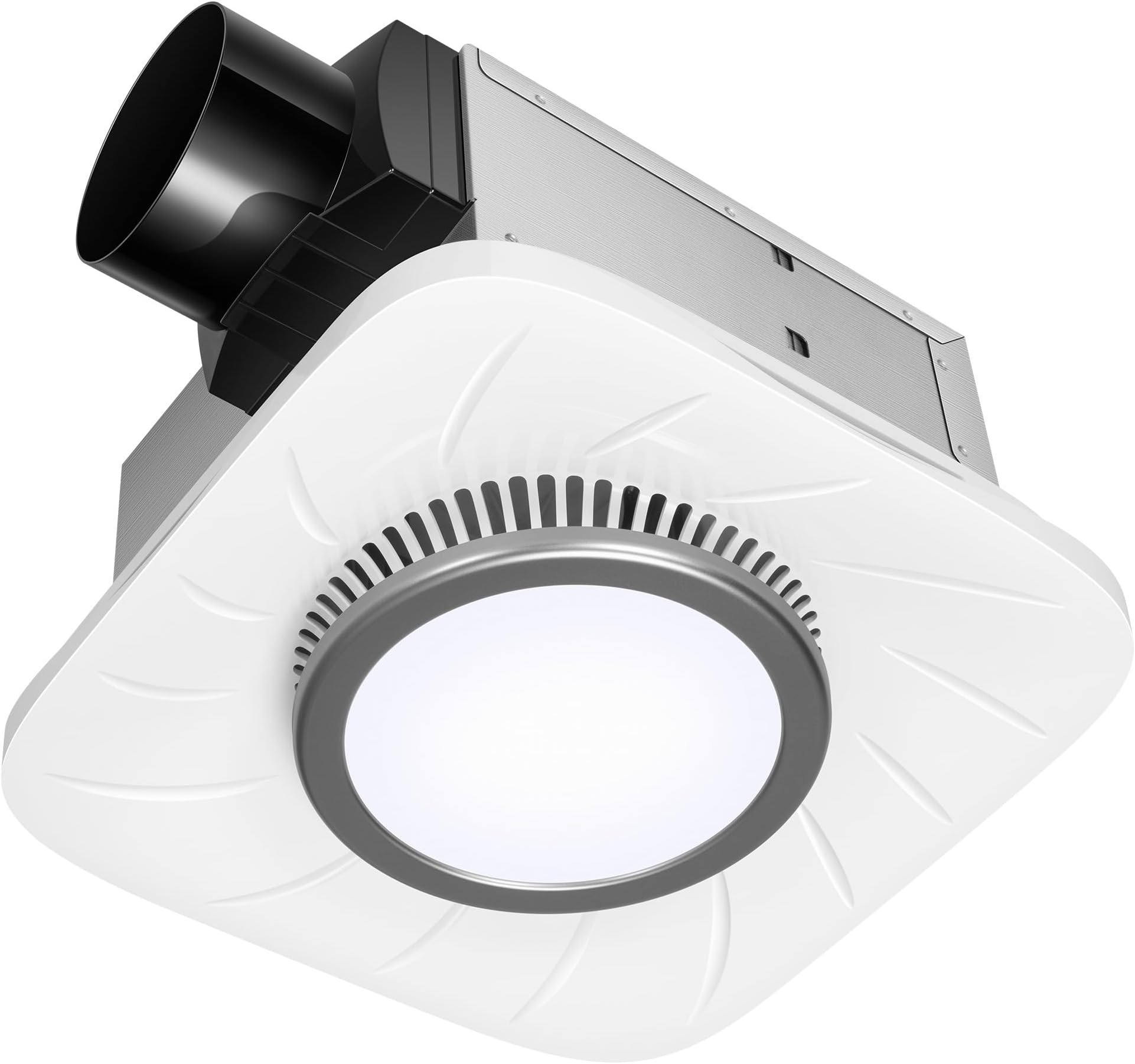 Amazon.com: Bathroom Exhaust Fan with Light, Upgraded Bathroom Fan with ...