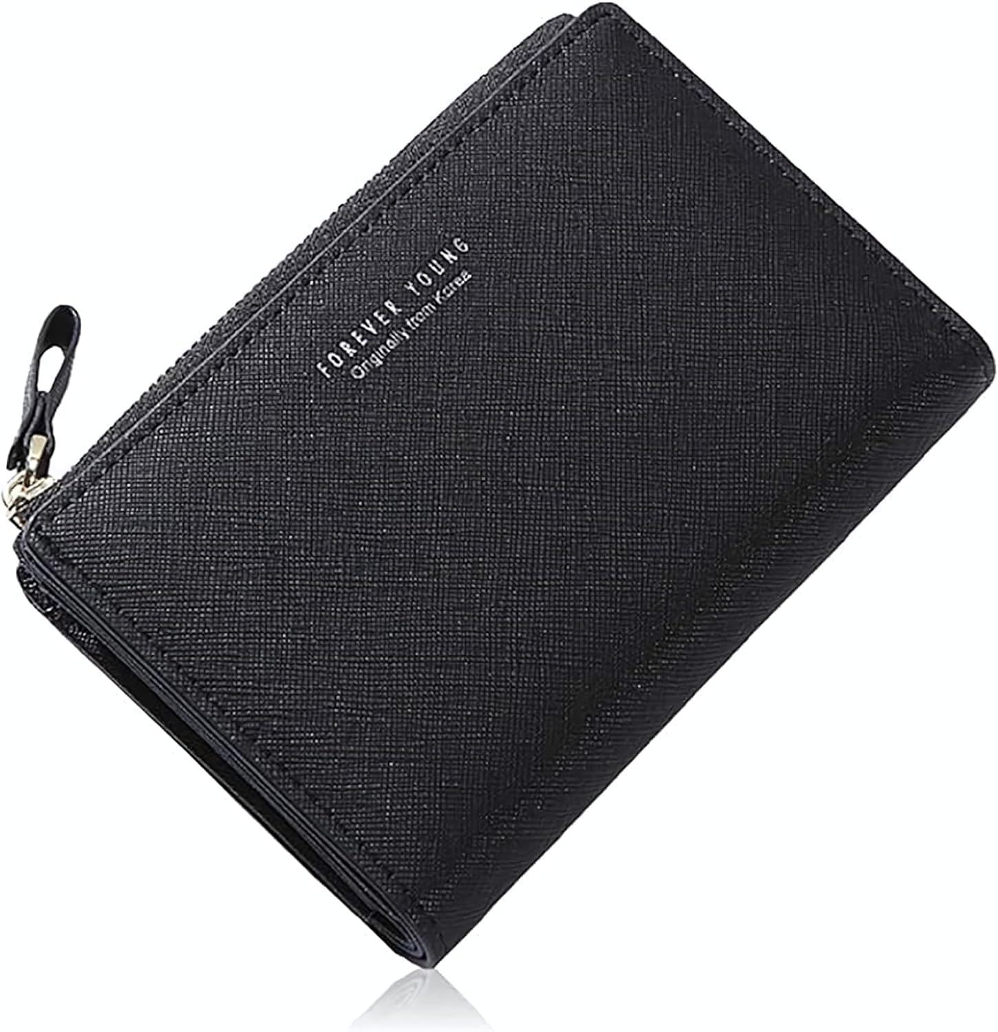 Amazon | [Smomo] 財布 二つ折り レディース PU レザー カード 10枚 収納 ファスナー かわいい 通勤通学 [並行輸入品 ...