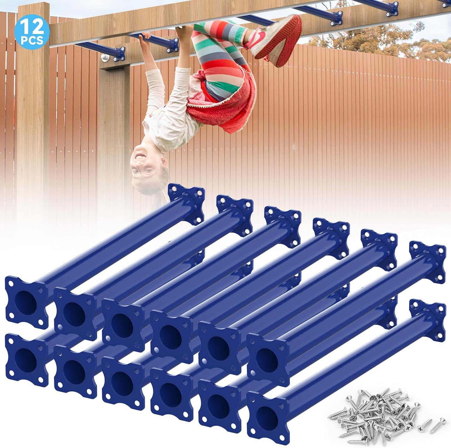 Amazon.com: SUNSHINE FARMRE 16.5 Inch Monkey Bars Kit Playground Monkey ...