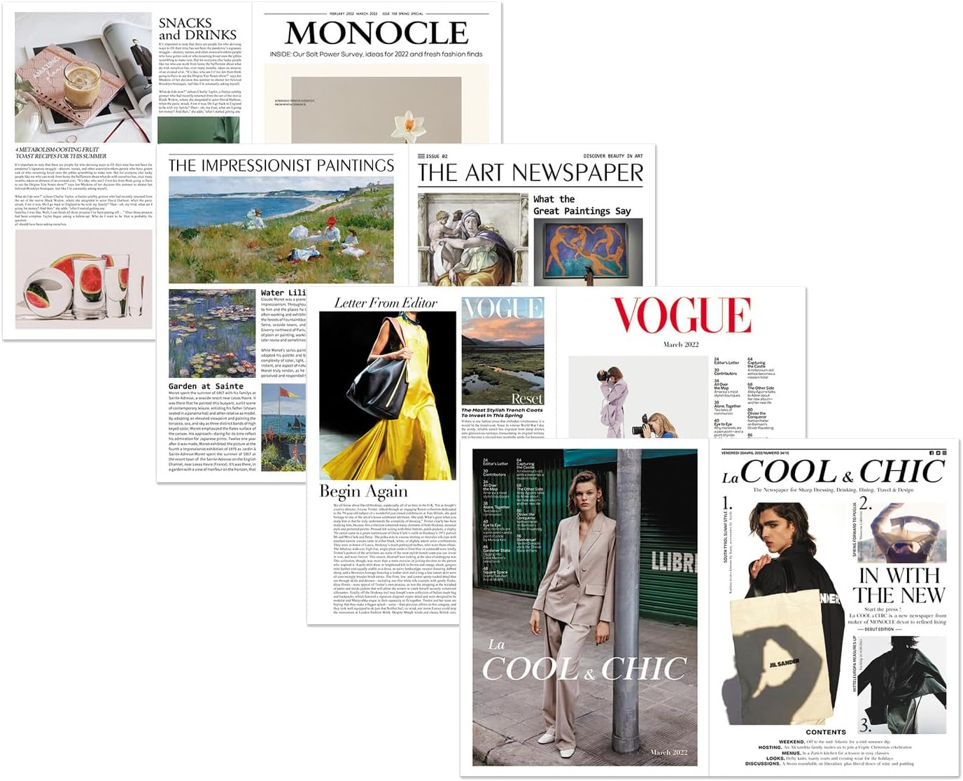 Amazon.com: ELEFOCUS Chic Posing Decorative Bookend Newspaper: Fashion ...