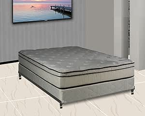 Amazon.com: Continental Sleep Euro Top Orthopedic Mattress and Semi ...