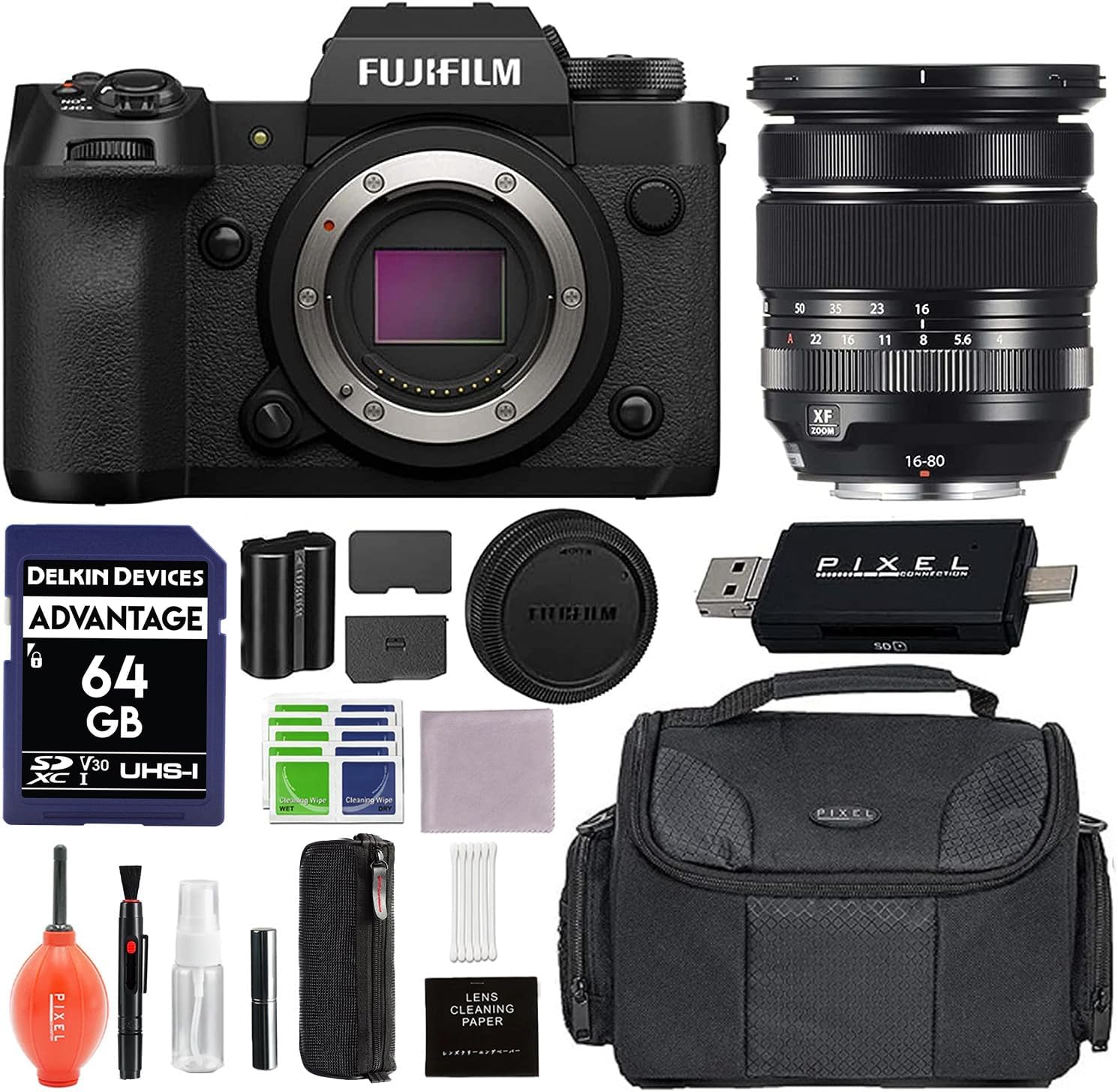 Amazon.com : Fujifilm X-H2 Mirrorless Camera with XF16-80mm Lens ...