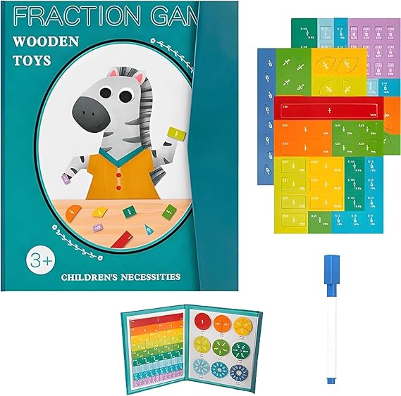 Amazon.com: Magnetic Fraction Demonstration Book, Magnetic Fraction ...