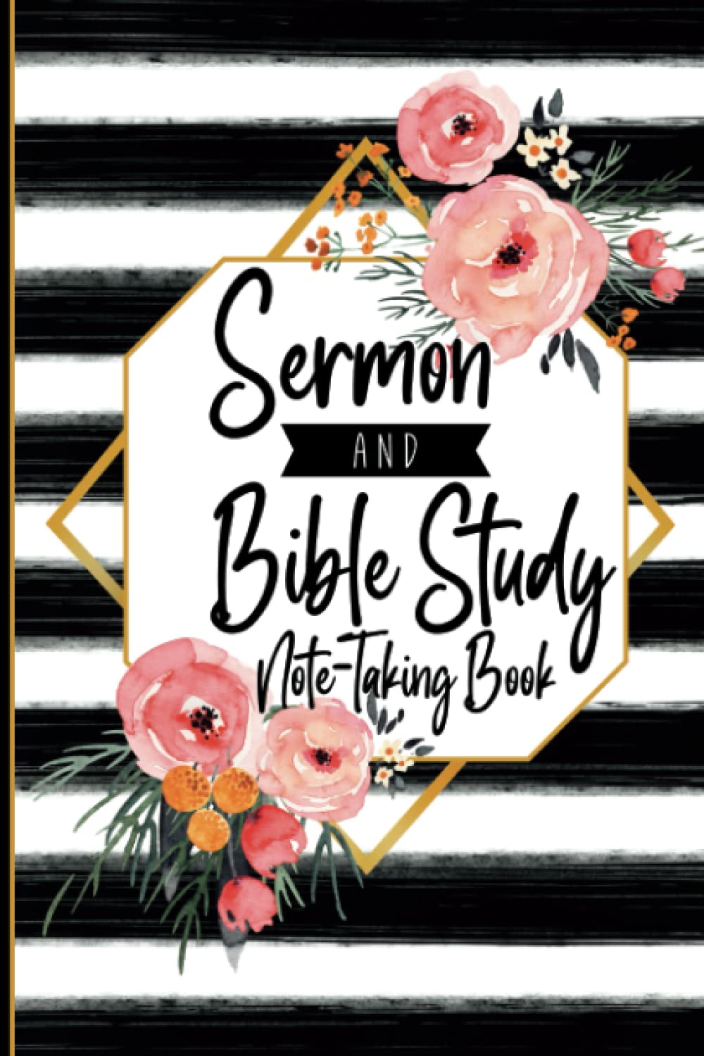 Sermon and Bible Study Note-Taking Book: 64 weeks for sermons and Bible ...