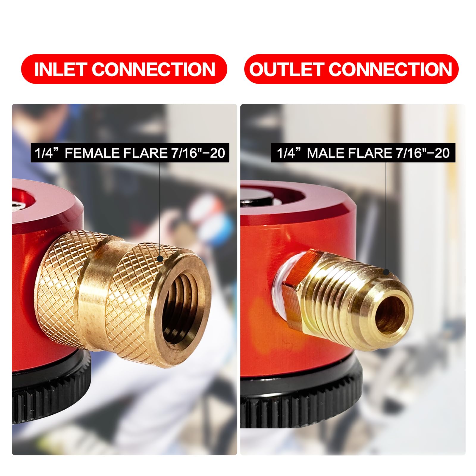 Nitrogen Purge Regulator HVAC Tool - 3-Mode Valve For Brazing & Purging ...