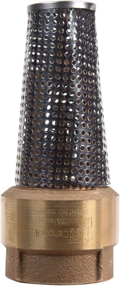 Amazon.com: Campbell 2 in. Dia. x 2 in. Dia. Brass Spring Loaded Foot ...