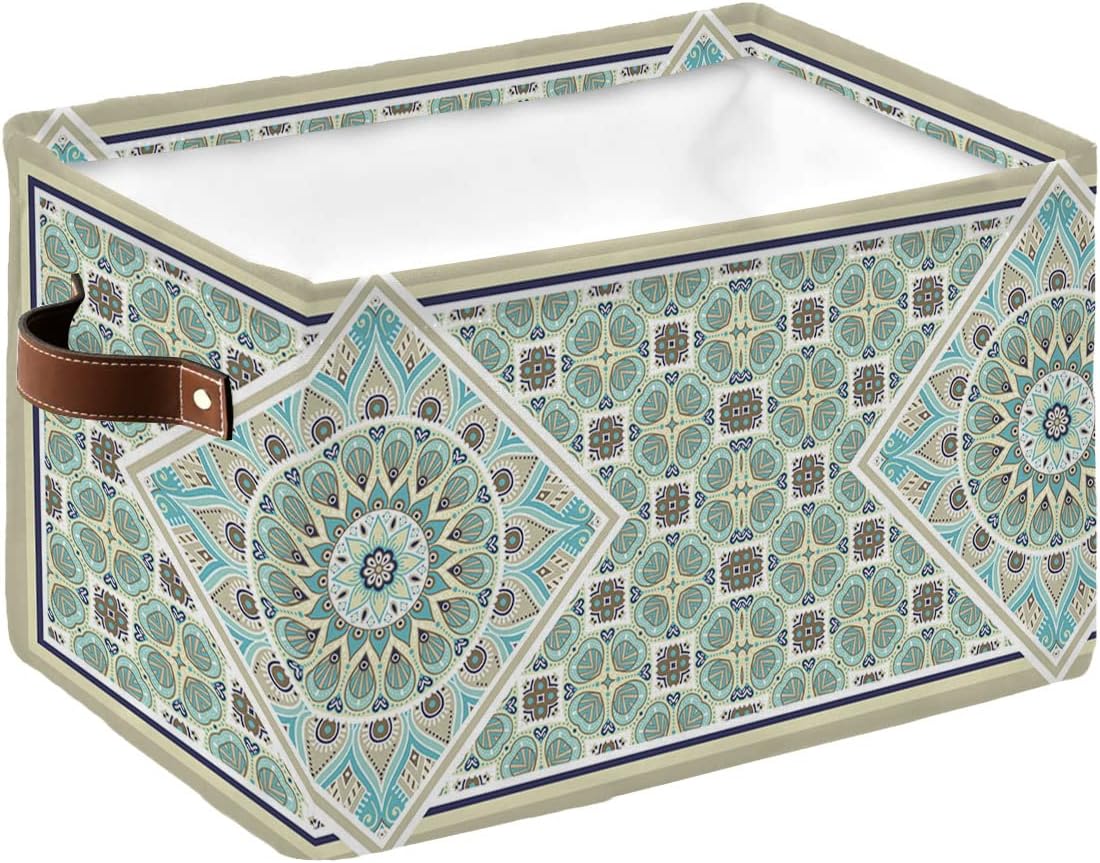 Amazon.com - Storage Cubes Organizer with Handles, Mandala Ethnic ...