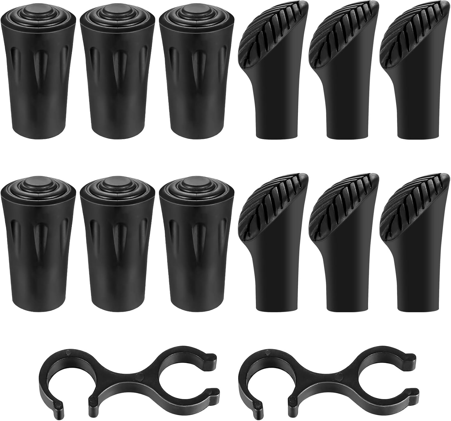 14 PcsWalking Stick Rubber Ends Sticks Caps, Trekking Pole Tips ...