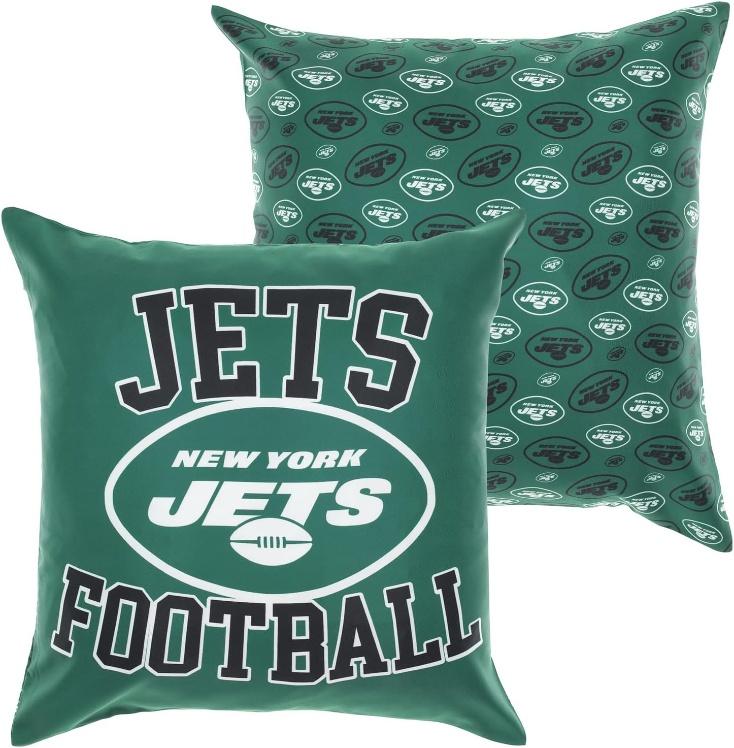 Amazon.com: FOCO NFL 2 Pack Throw Pillow Cover 18 x 18, New York Jets ...