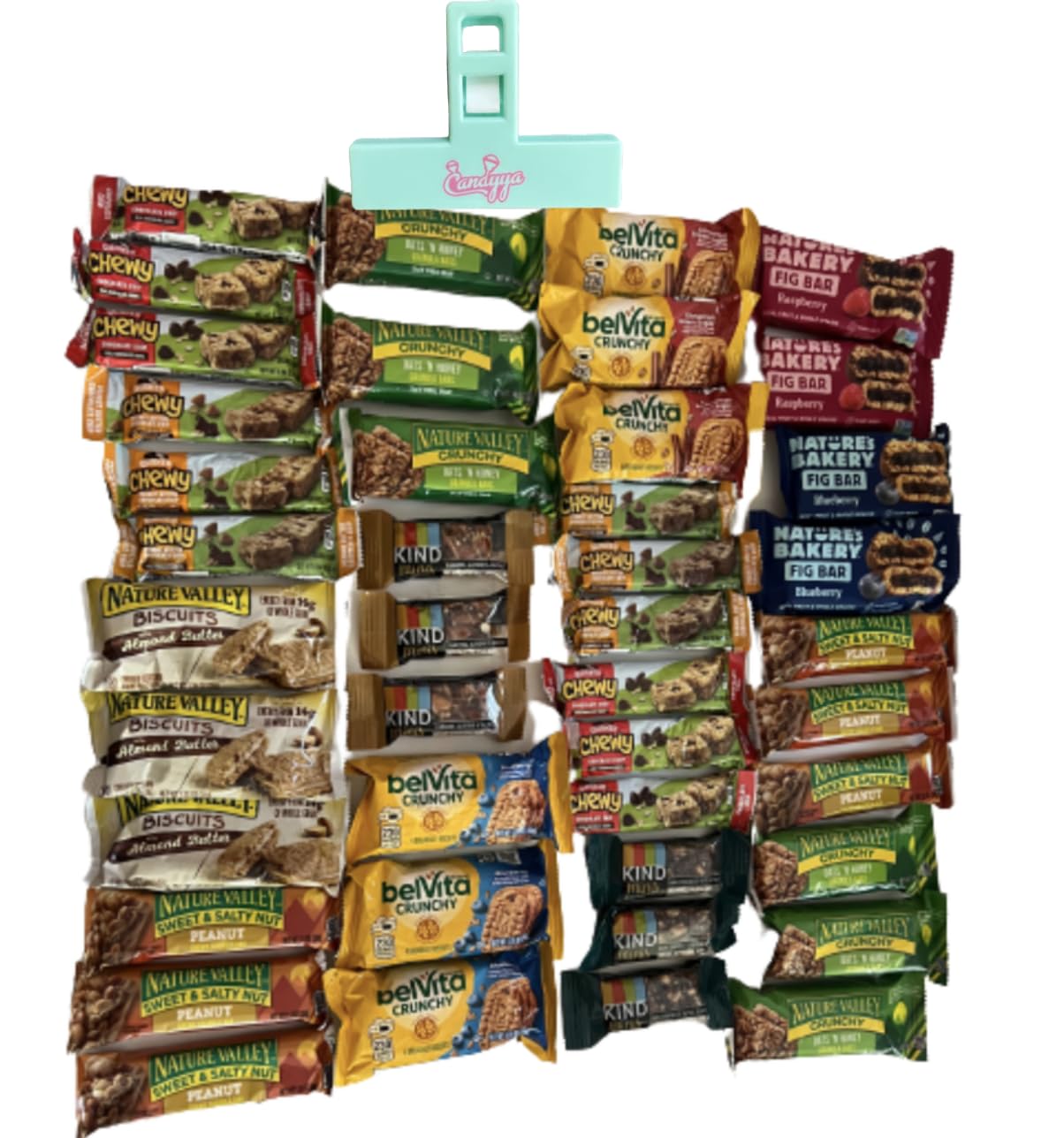 Amazon.com : Healthy Bar Snack Breakfast Bars, Bulk Granola Bars ...