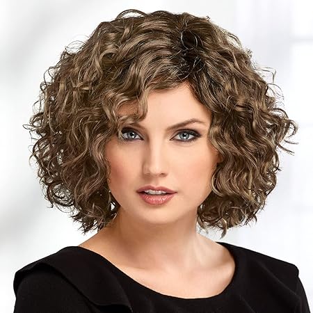 Amazon.com : Jenna Wig by Paula Young - Sassy Bob Wig with Soft Spirals ...