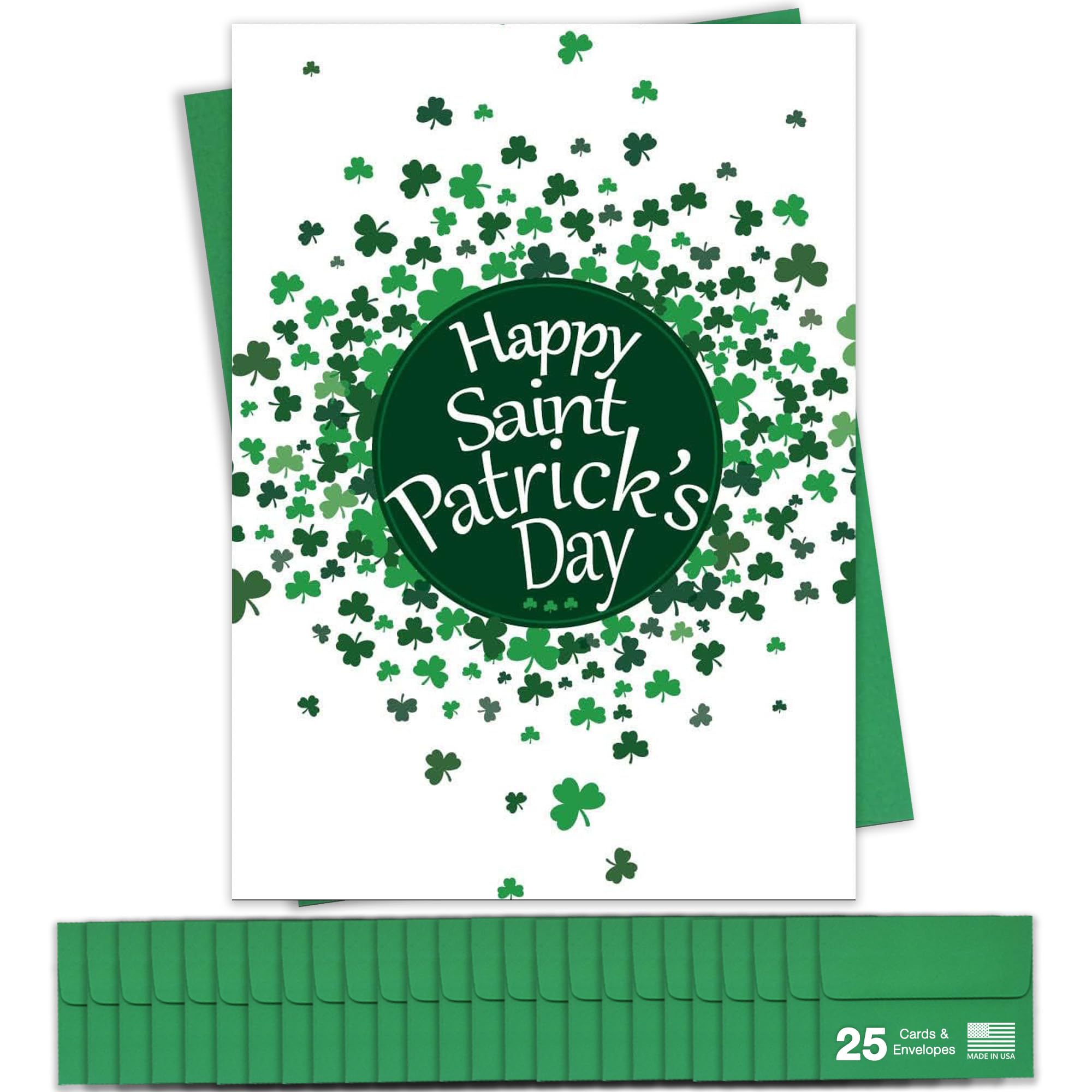 Amazon.com : Happy St. Patrick's Day Cards for Family & Business ...
