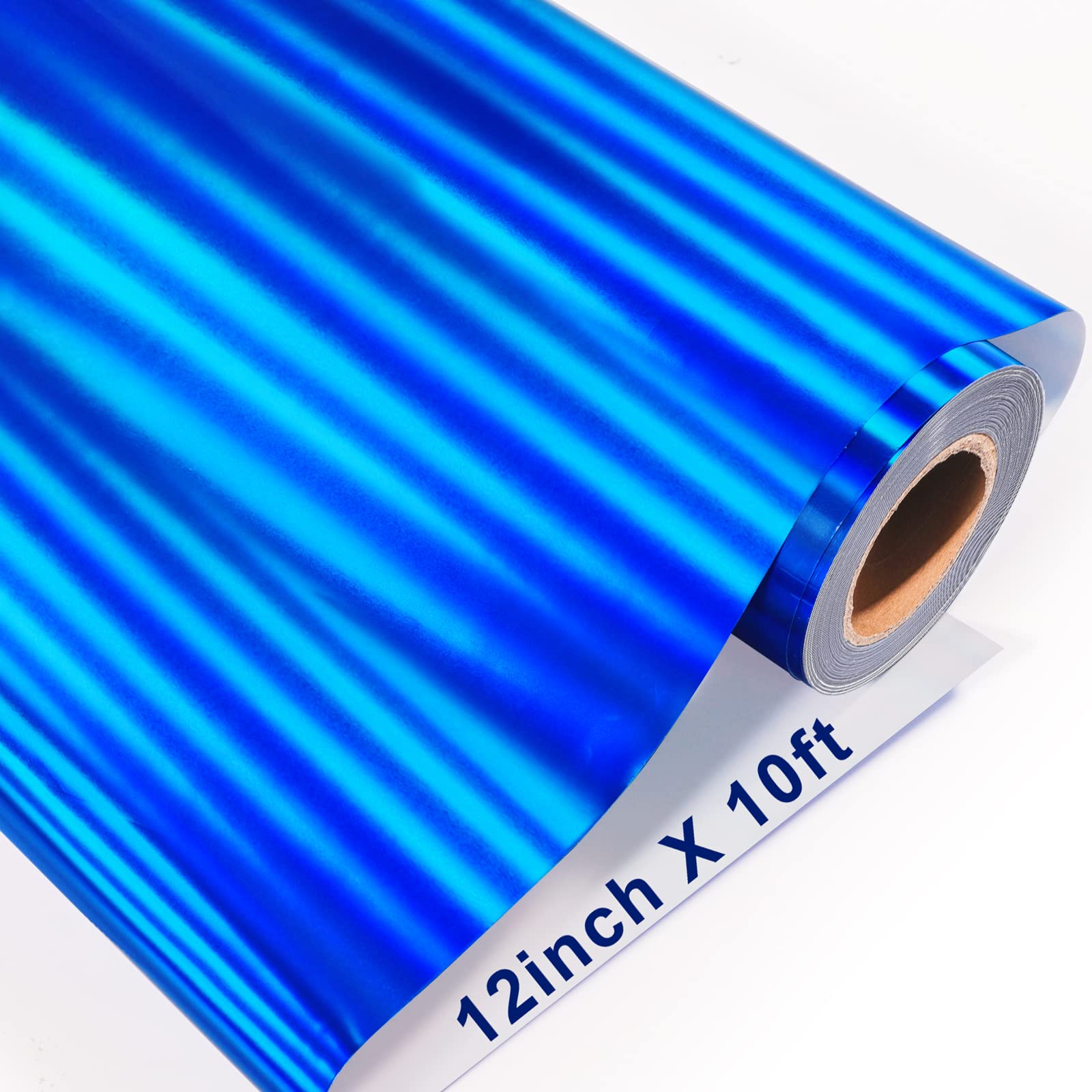 Amazon.com: GIRAFVINYL Blue Holographic HTV Vinyl Heat Transfer - 12” X ...