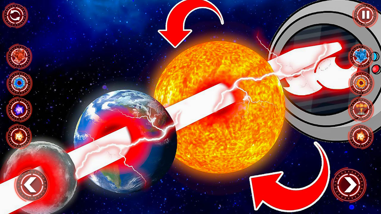 Universe Super Solar Smashing Simulator Games : World Solar Planets ...