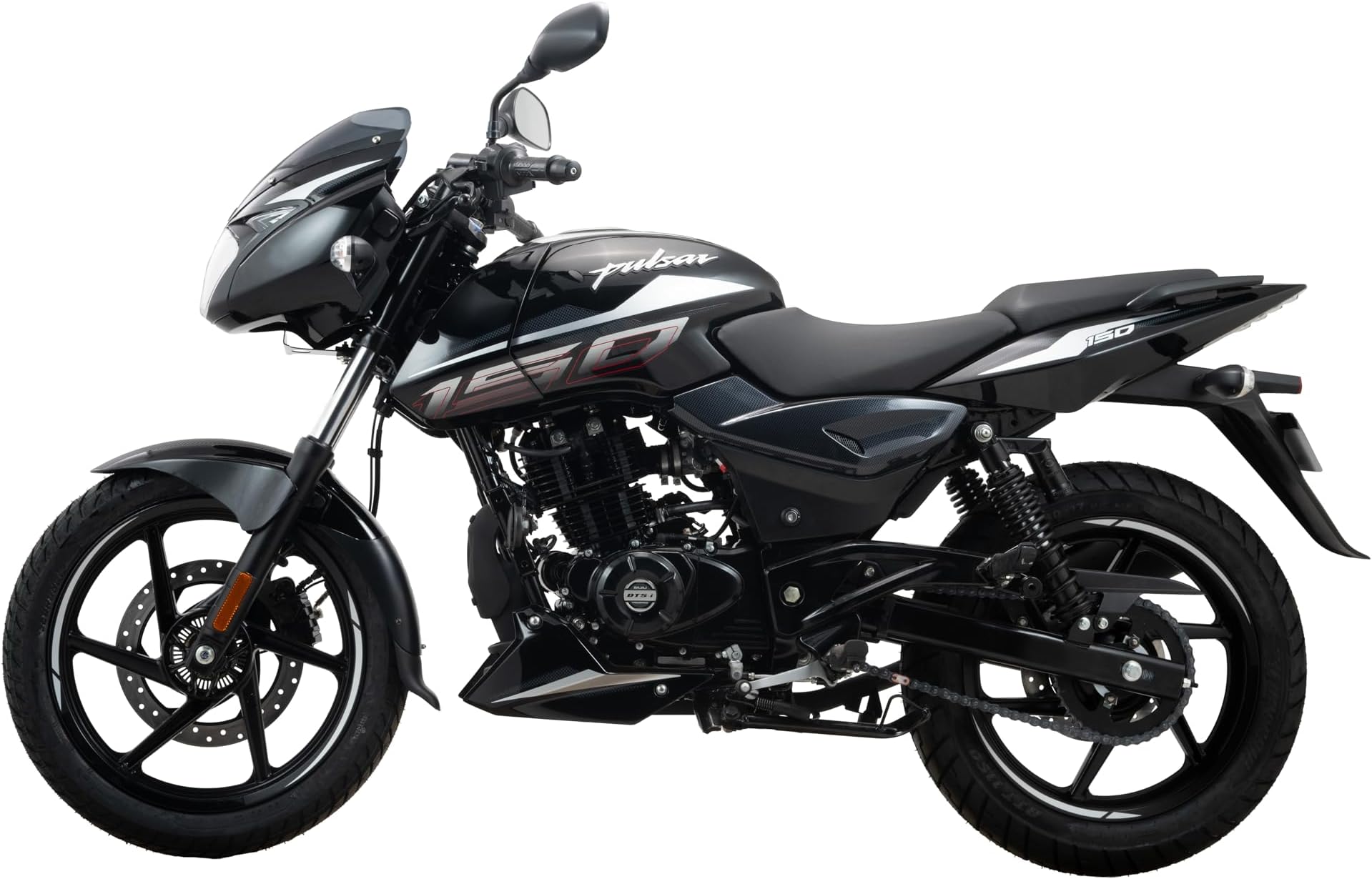 Bajaj Pulsar 150 Td Ug Motorcycle/Motorbike - Sparkle Black Silver - Ex ...