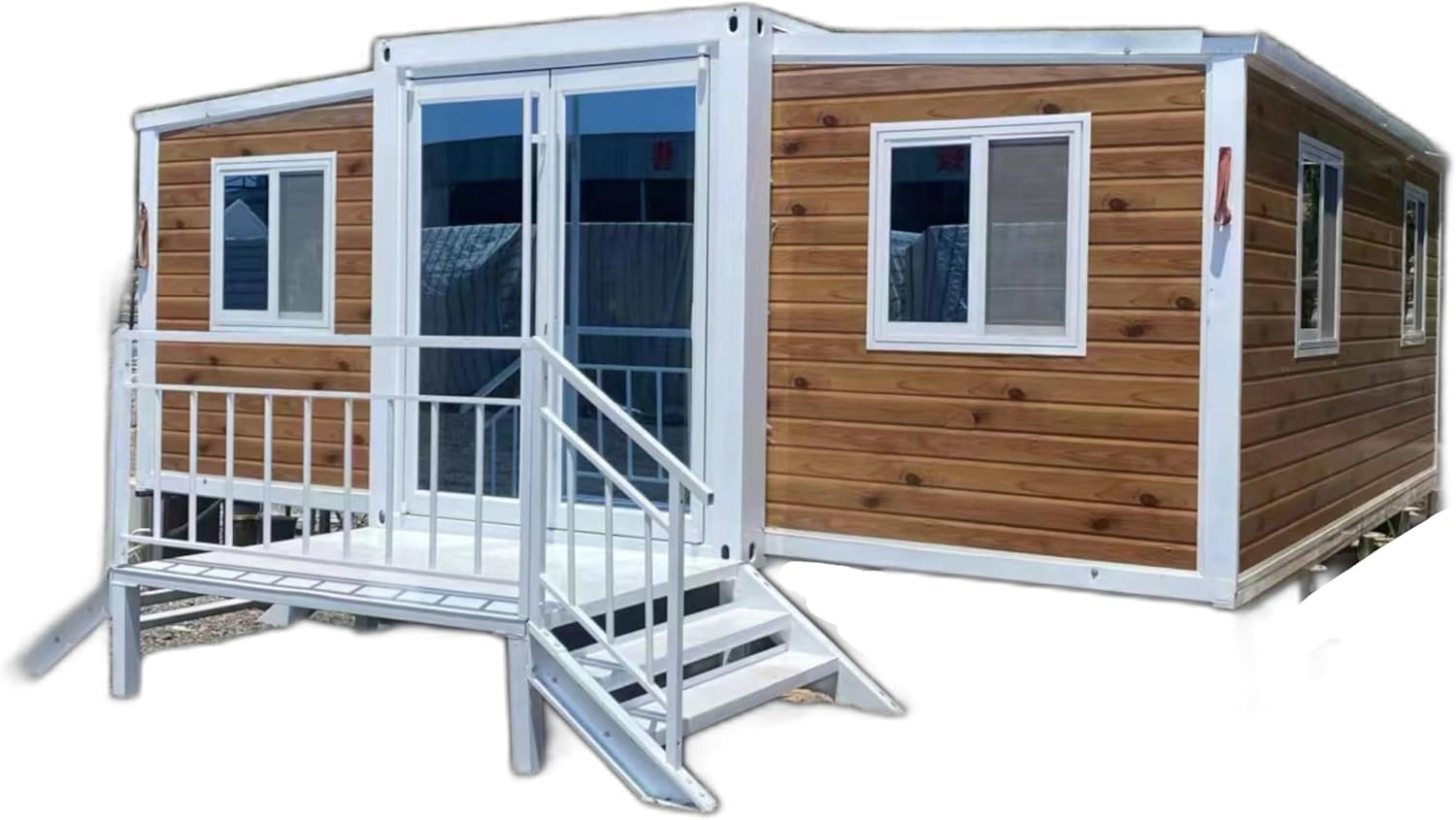 Amazon.com : Outdoor Storage Shed Tiny House Mobile Expandable Prefab ...