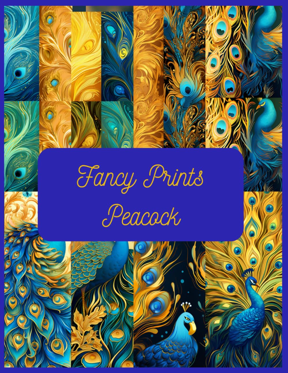Fancy Prints in Peacock Scrapbook Paper Pad: 8 patterns, double sided ...